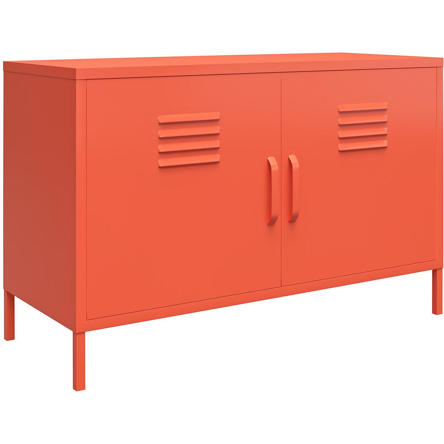 Cache metal locker with 2 doors
