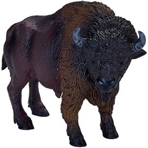 MOJO Wildlife and Woodland American Bison Buffalo Toy Figure - 381076
