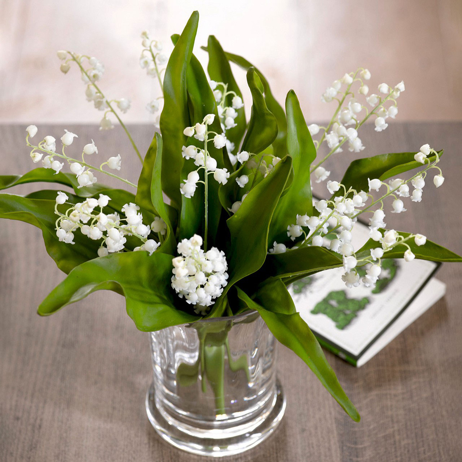Artificial Single Lily of the Valley Flower Stem L30cm