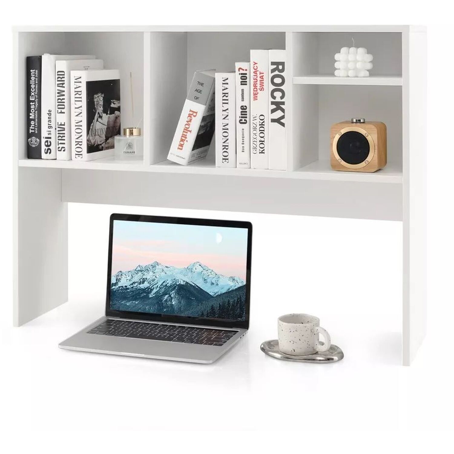 Computer Desktop Bookcase Countertop