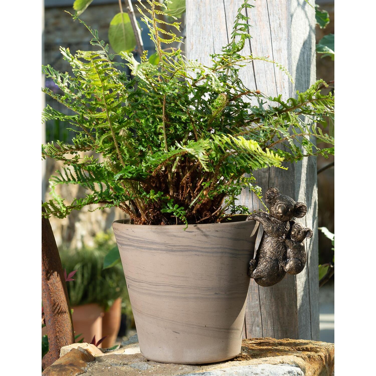 Koala and Cub Plant Pot Hanger