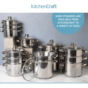 KitchenCraft Stainless Steel Universal Steamer