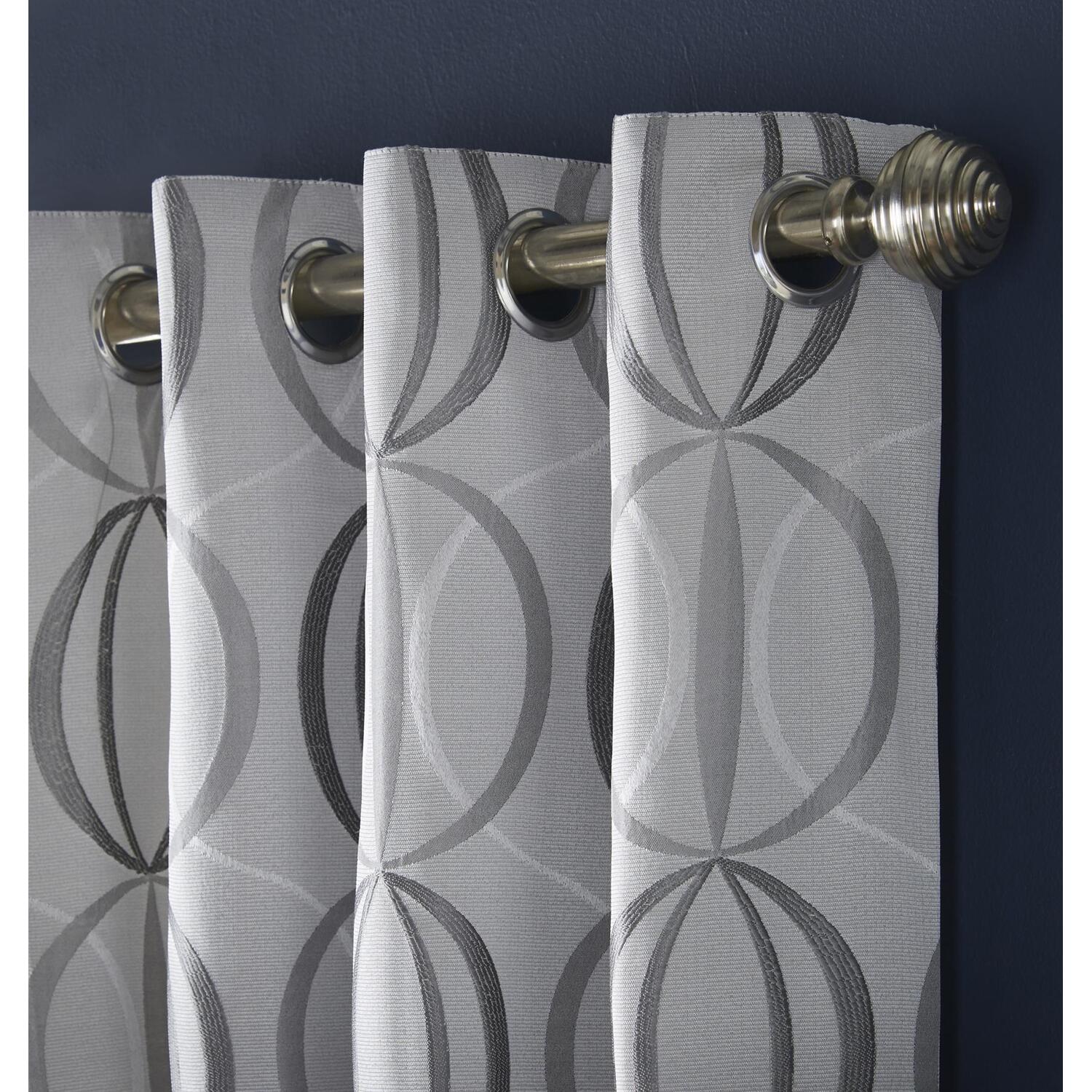 Omega Lined Eyelet Ring Top Curtains