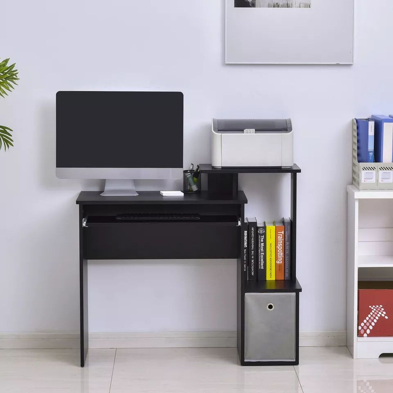 Computer Desk with Sliding Tray