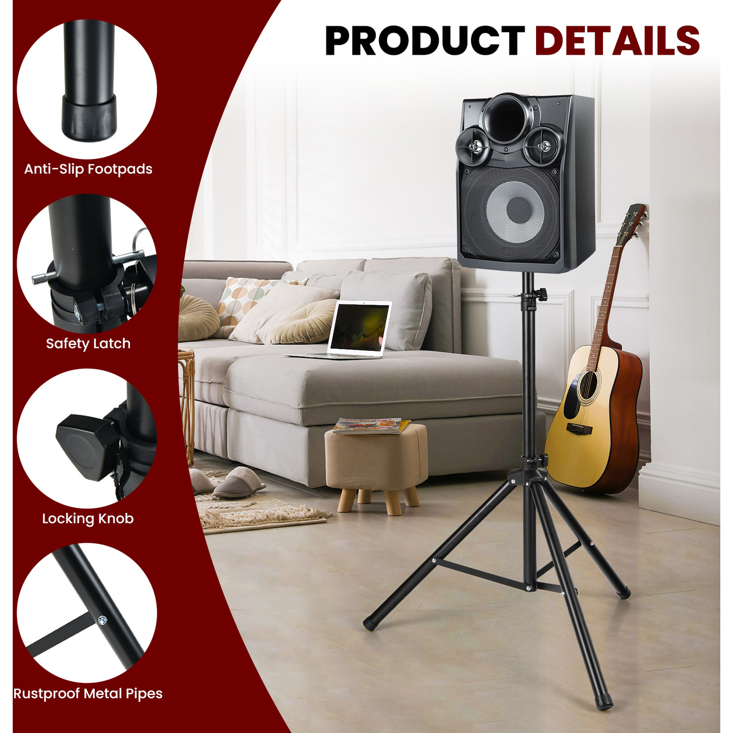 Speaker Tripod Stand Professional DJ Tripod