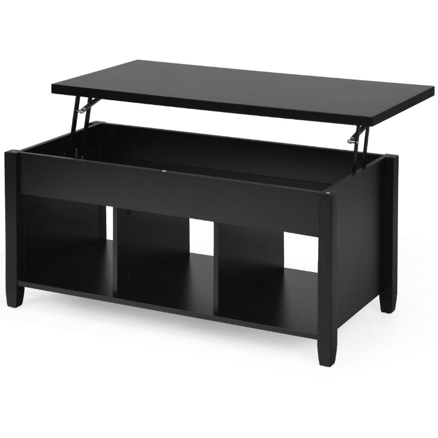 Rising Center Table with Lift Top