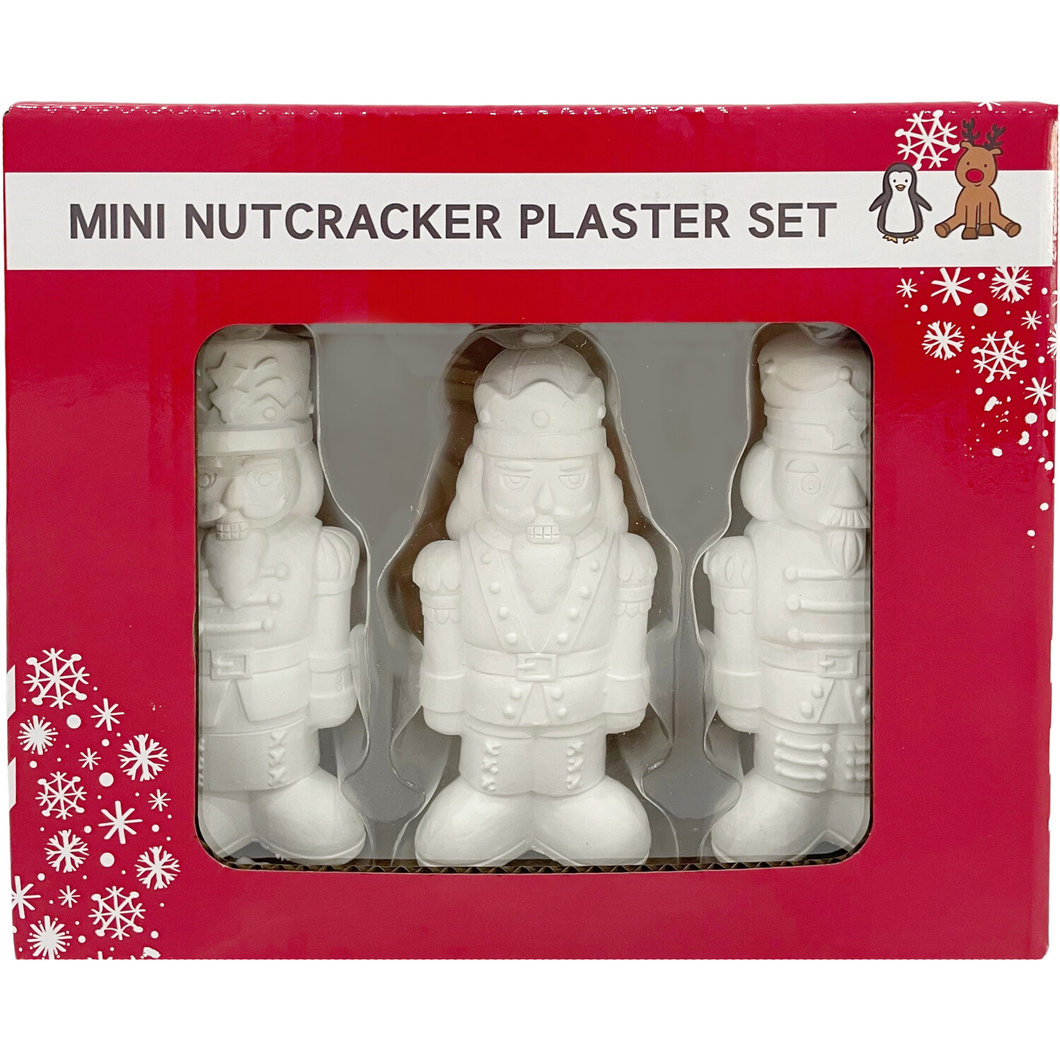 Mini Nutcracker Plaster Set