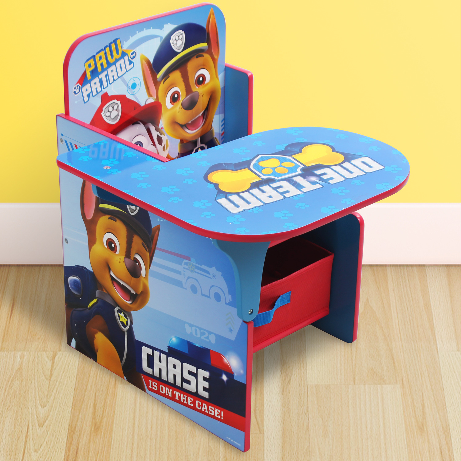 Paw Patrol Chair Desk With Storage