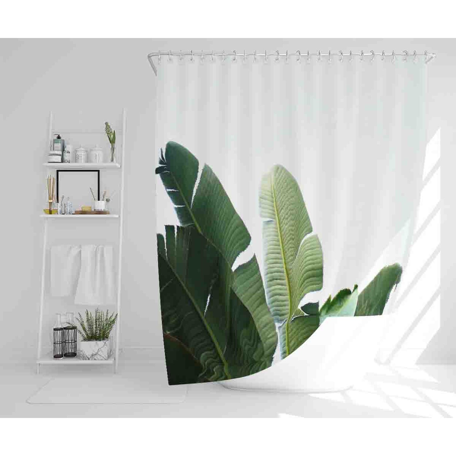 Banana Leaves Shower Curtain