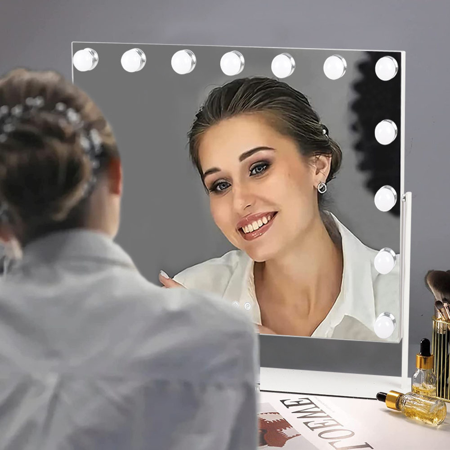 Rotatable Hollywood LED Vanity Mirror