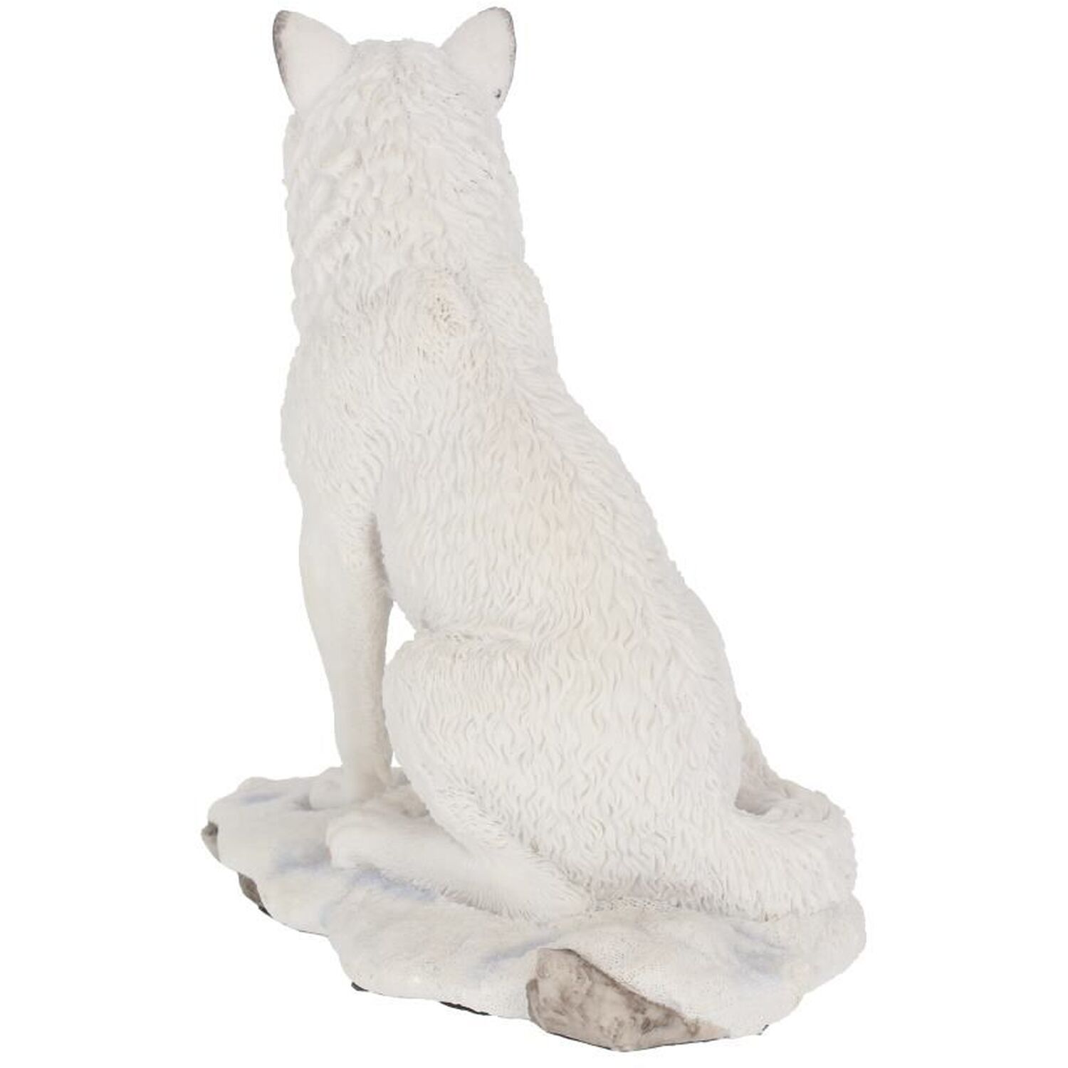 White Ghost Wolf Figurine Ornament