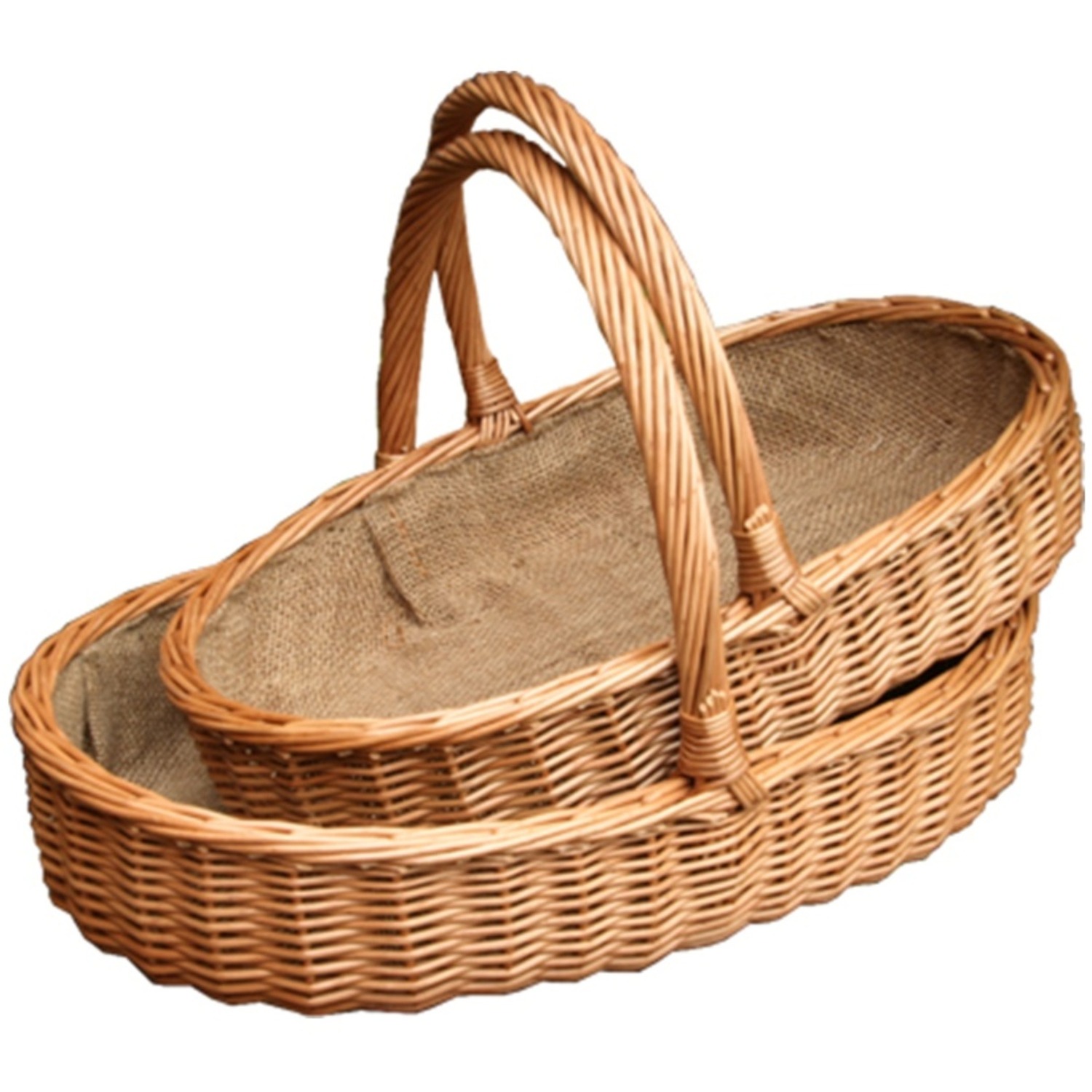 Set of 2 Lined Harrogate Garden Trugs