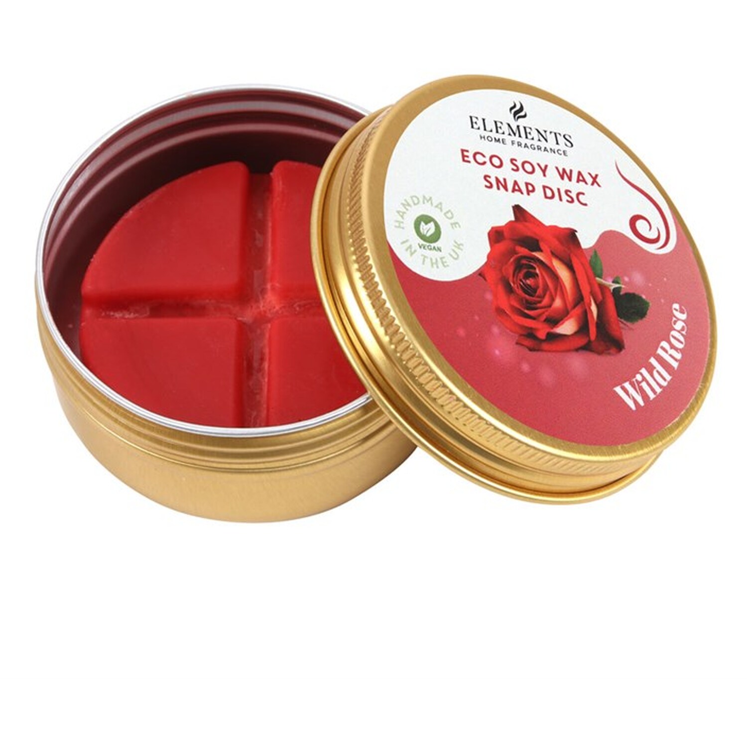 Wild Rose Soy Wax Snap Disc