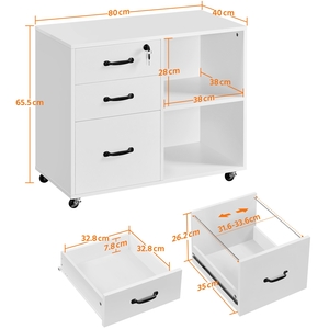 File Cabinet Storage Table for Home and Office