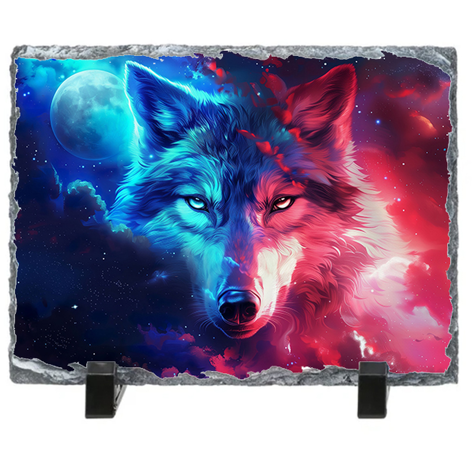 Neon Wolf Rock Slate