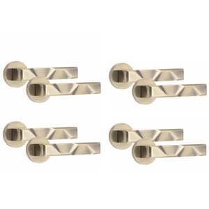 Nova Door Handles Round Rose Antique