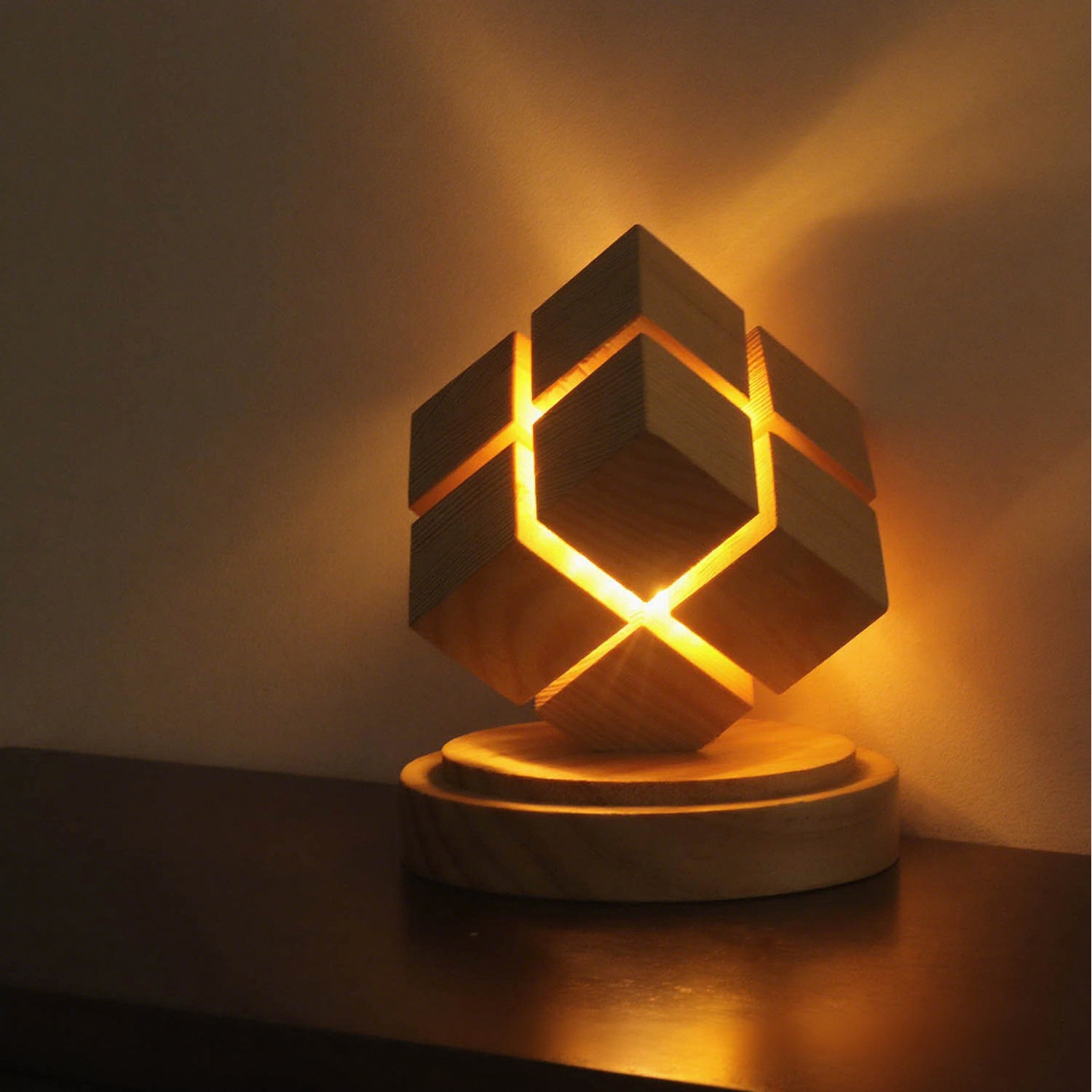 Creative 4th-order Rubik Cube Night Light
