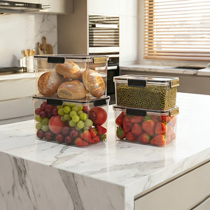 Lifeideas Set of 4 Nesting Fridge Storage Boxes