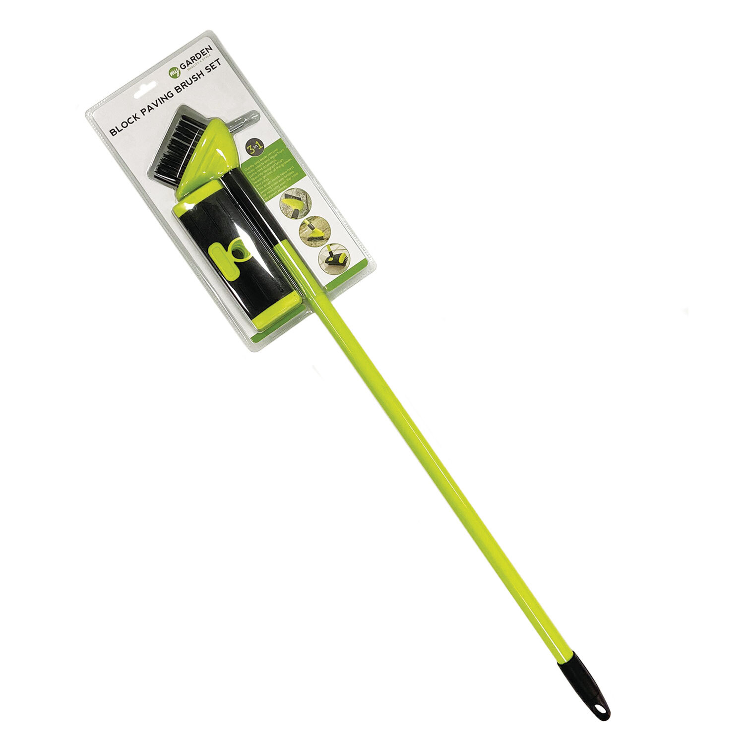 Block Paving Brush Set with Extendable Handle