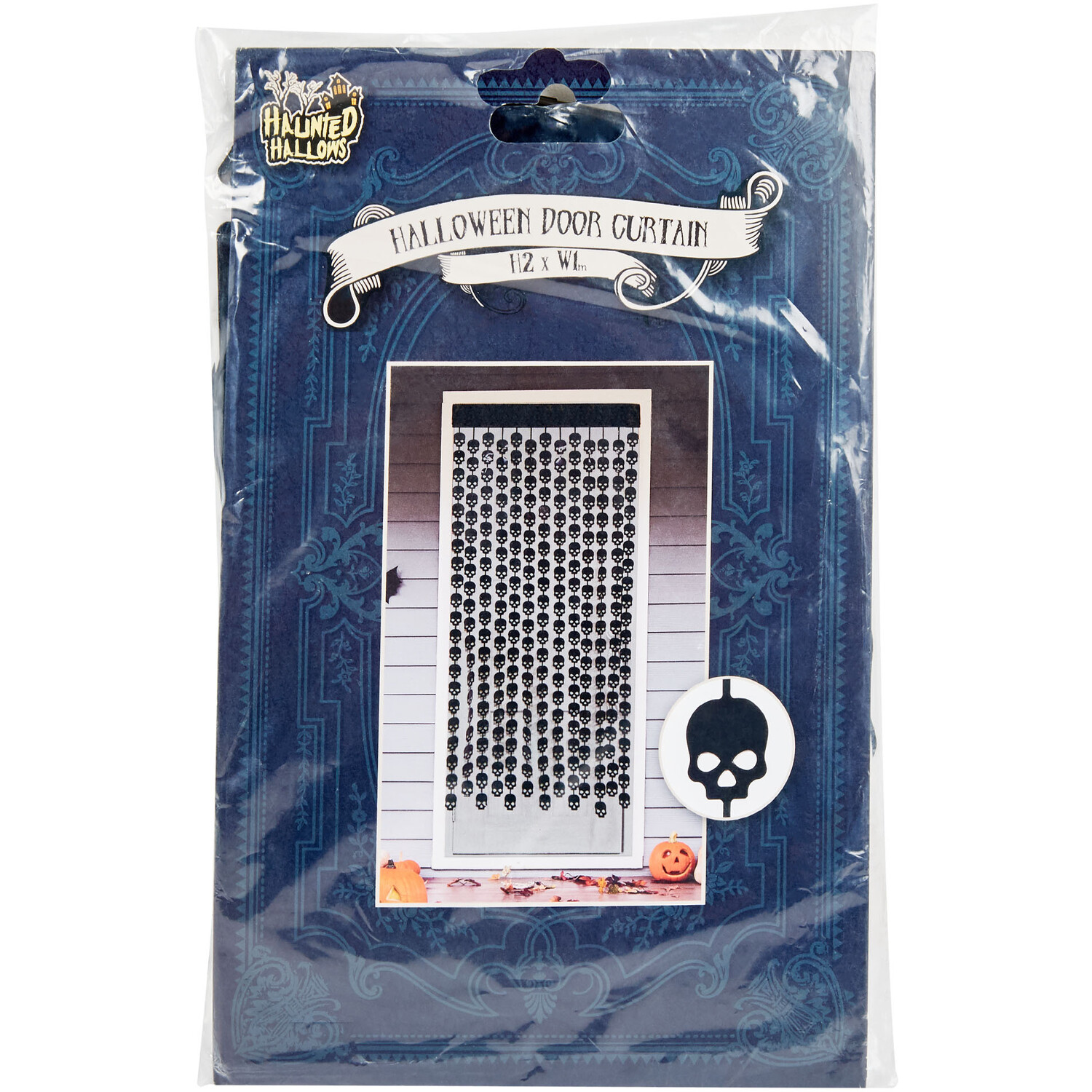 Haunted Hallows Halloween Door Curtain