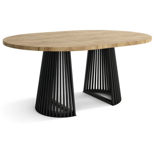 Ruston Round Extendable Table with Slats