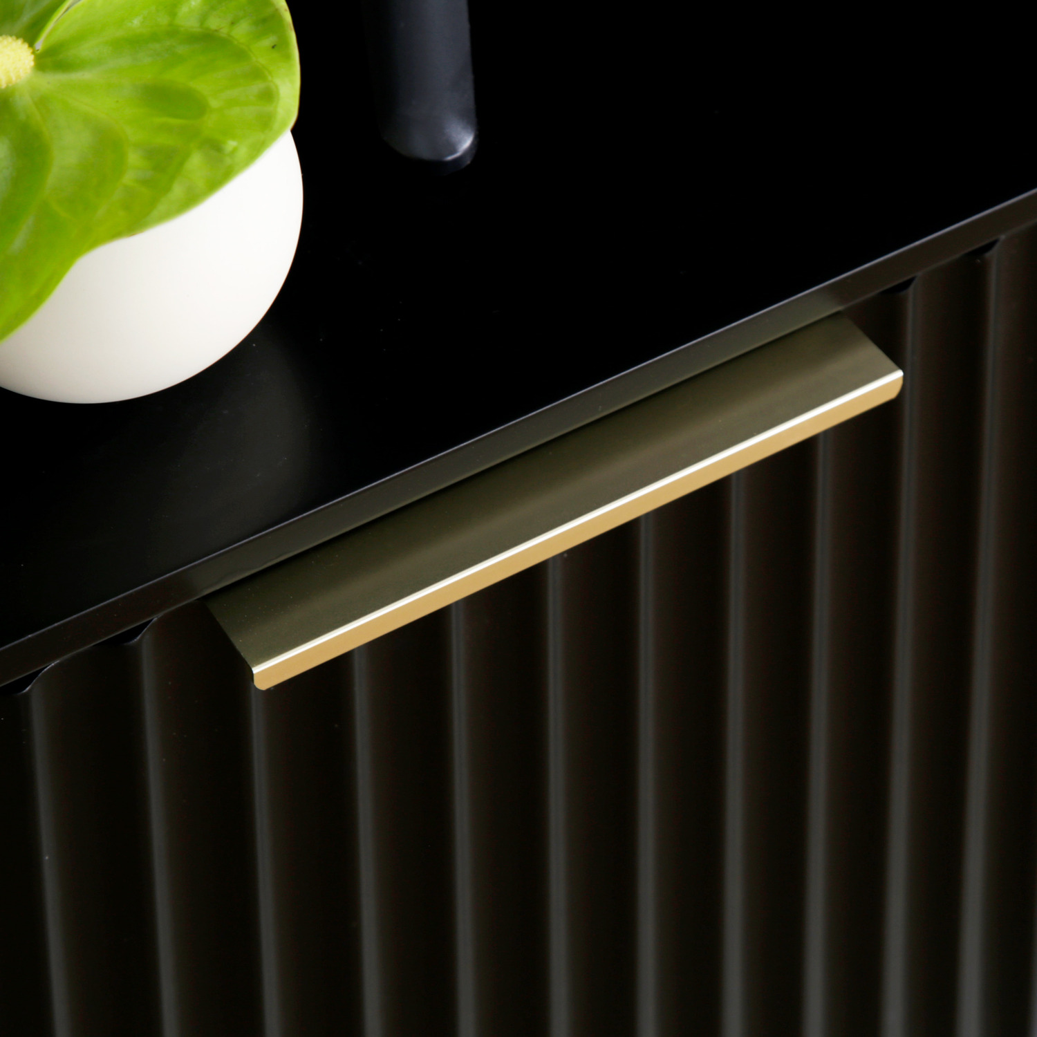 Monza - Fluted TV Unit with Storage