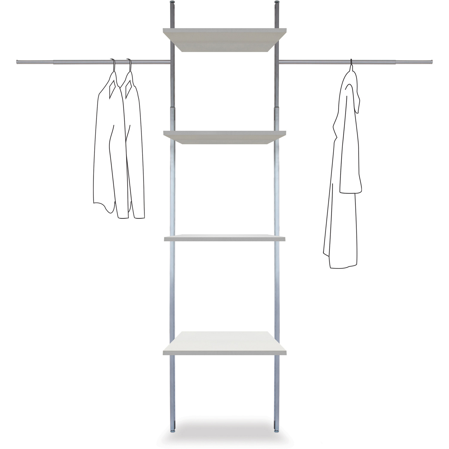 Spacepro Aura Storage Kit 4 - White