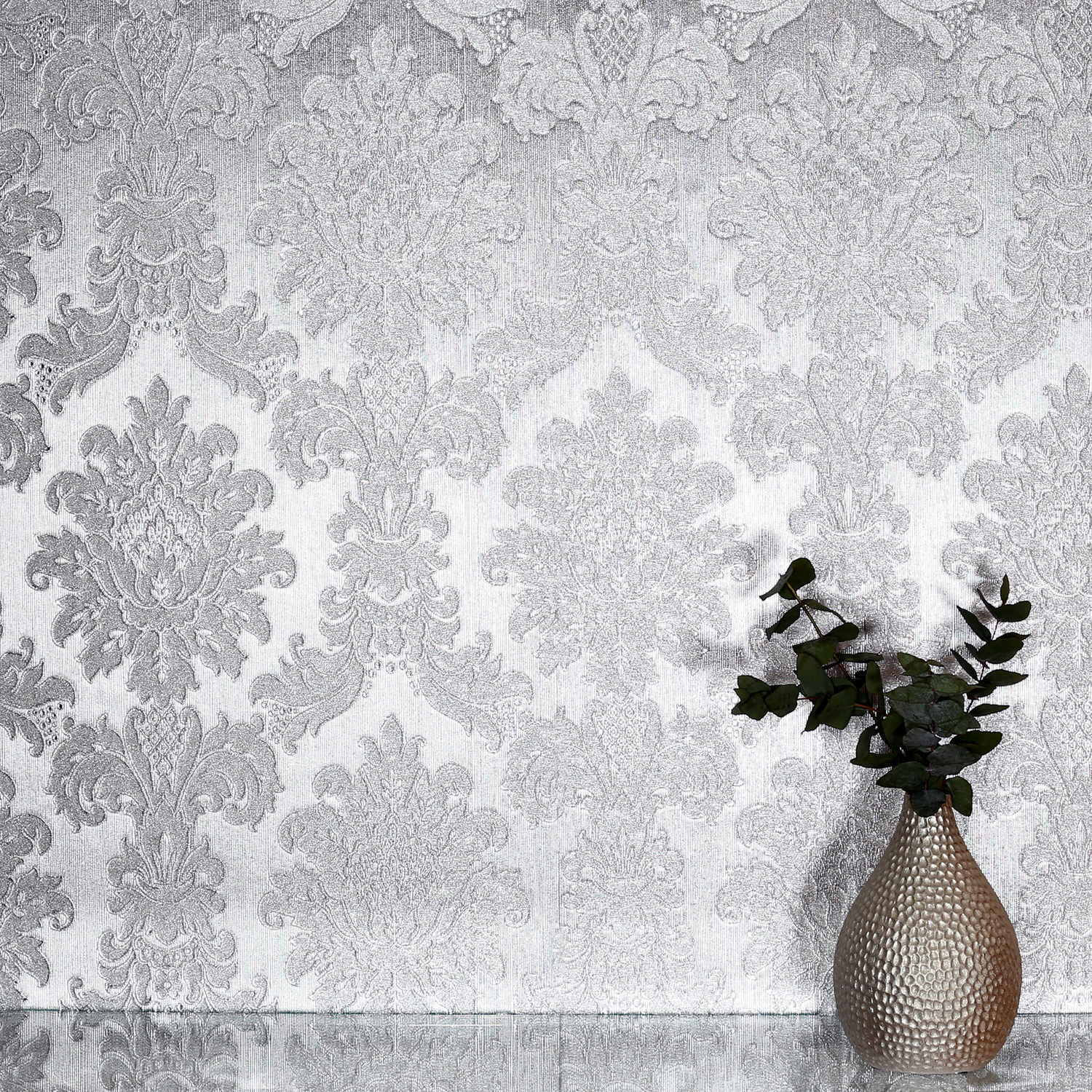 Elegant Silver Wallpaper