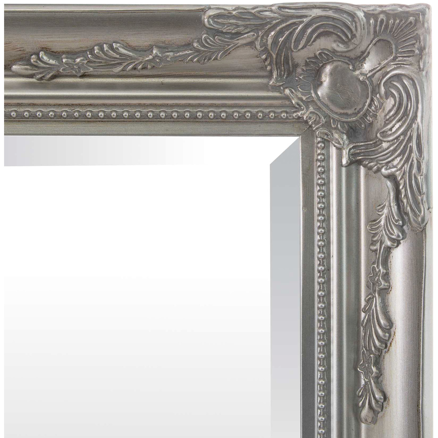 MirrorOutlet Thornton Silver Full Length Mirror