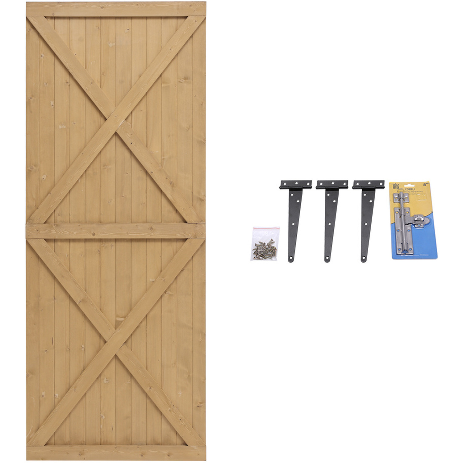 Garden Flat Top Pine Wood Gate Kit