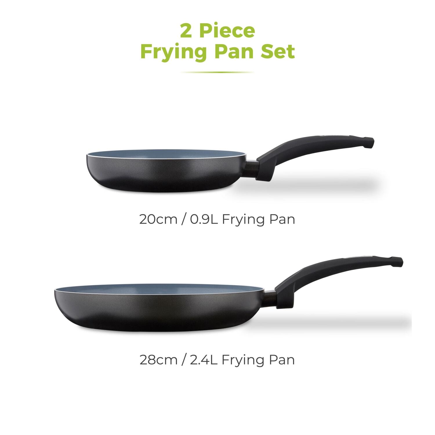 Cerasure 2 Piece Frying Pan Set Graphite