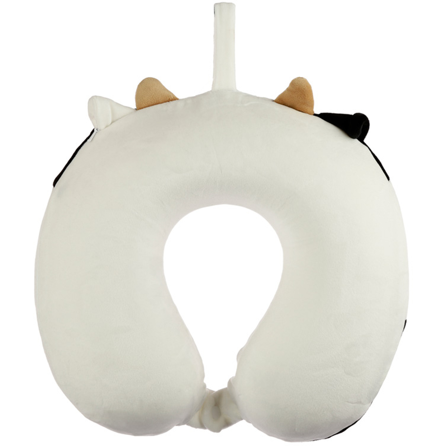 Relaxeazzz Memory Foam Plush Travel Pillow - Cow