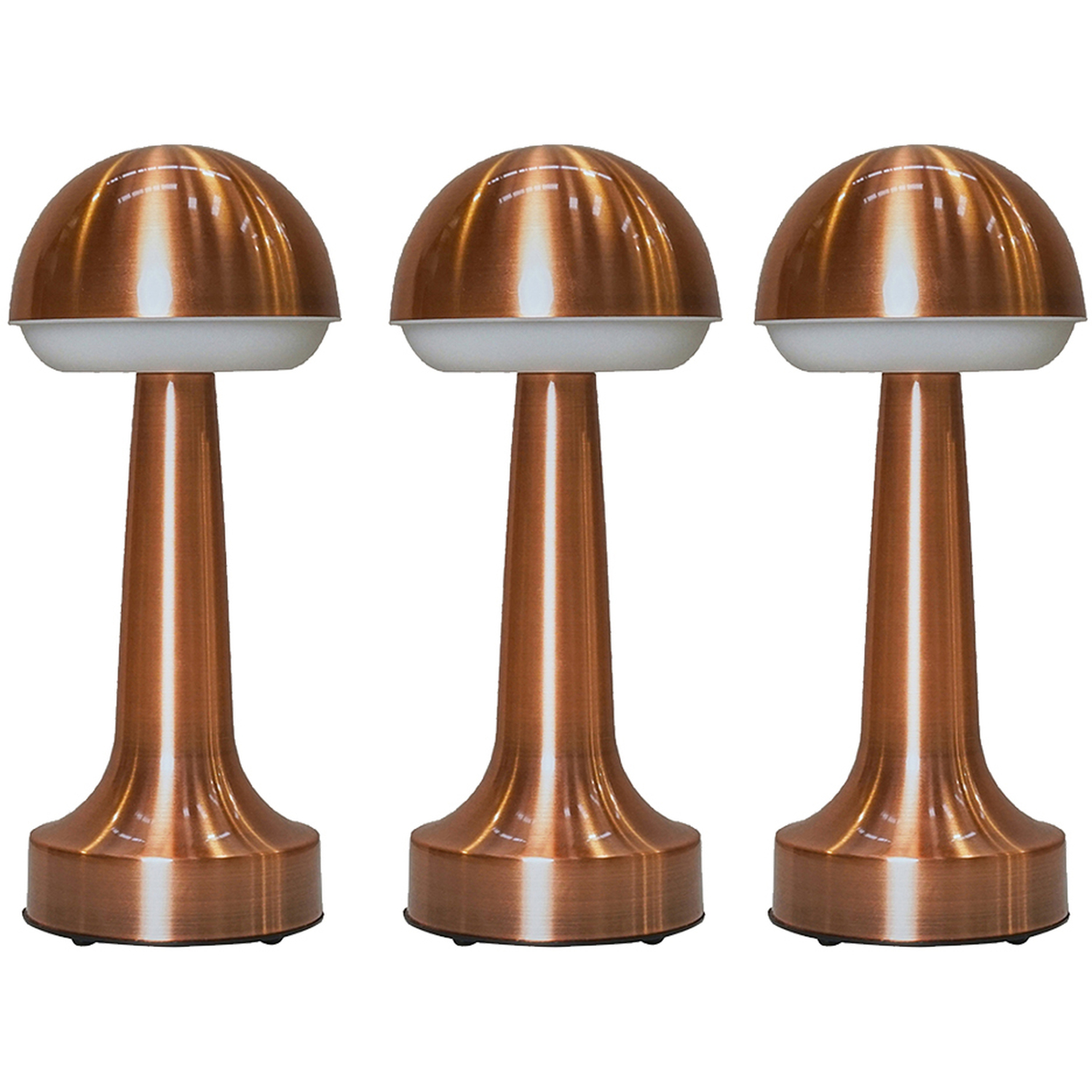Troy Outdoor Touch Table Lamps - Set of 3