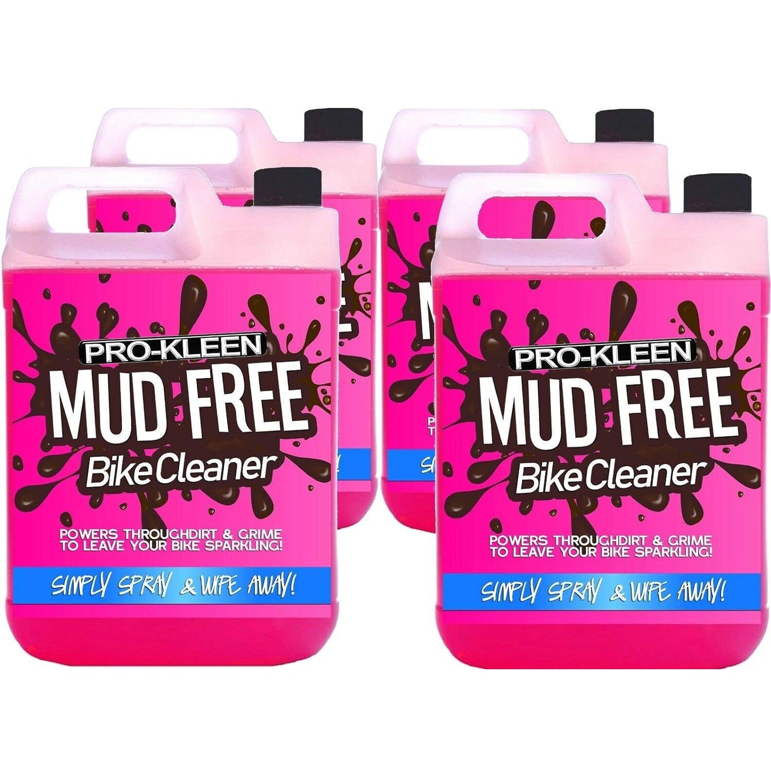 Mud Free Bike and Motorbike Cleaner Spray Removes Grease and Grime