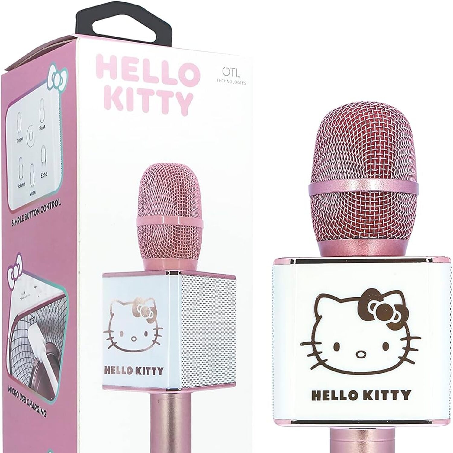 Hello Kitty Wireless Karaoke Microphone with Built in Speaker