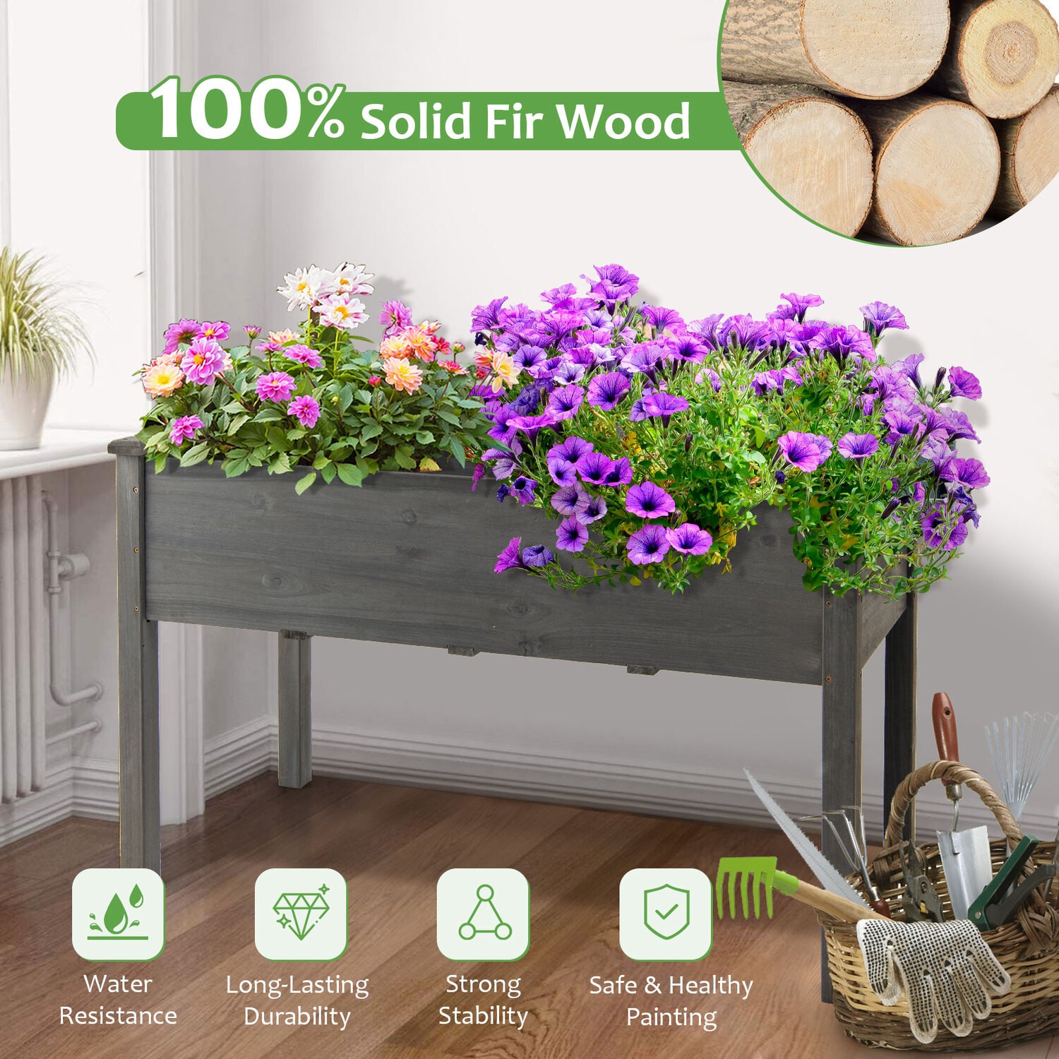 Raised Garden Bed Elevated Plant Container