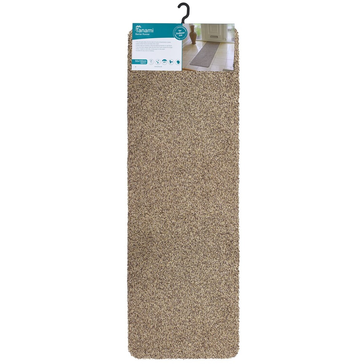 JVL Tanami Barrier Mat and Runner - Beige