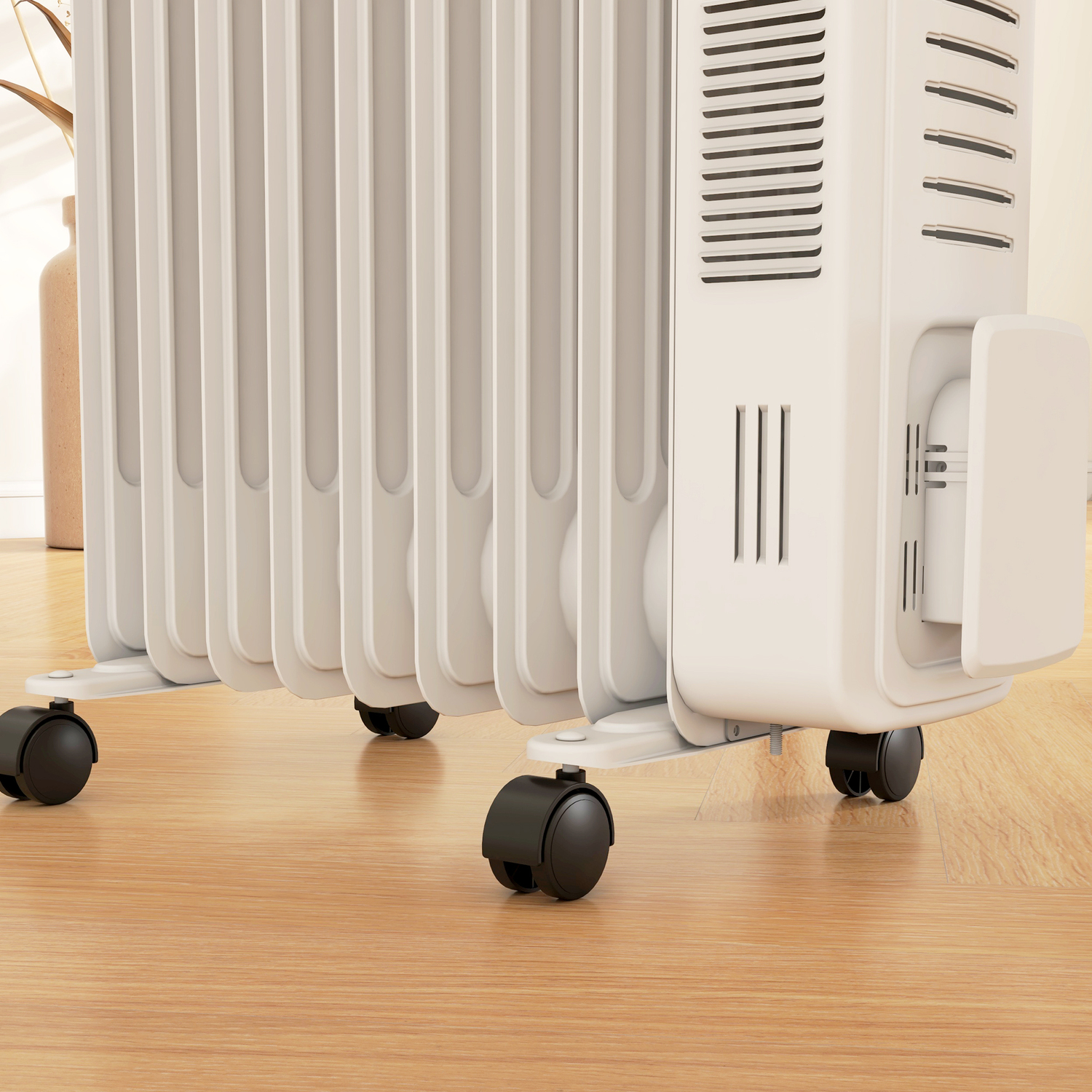 HOMCOM Electric Heater Energy Efficient Portable for Home