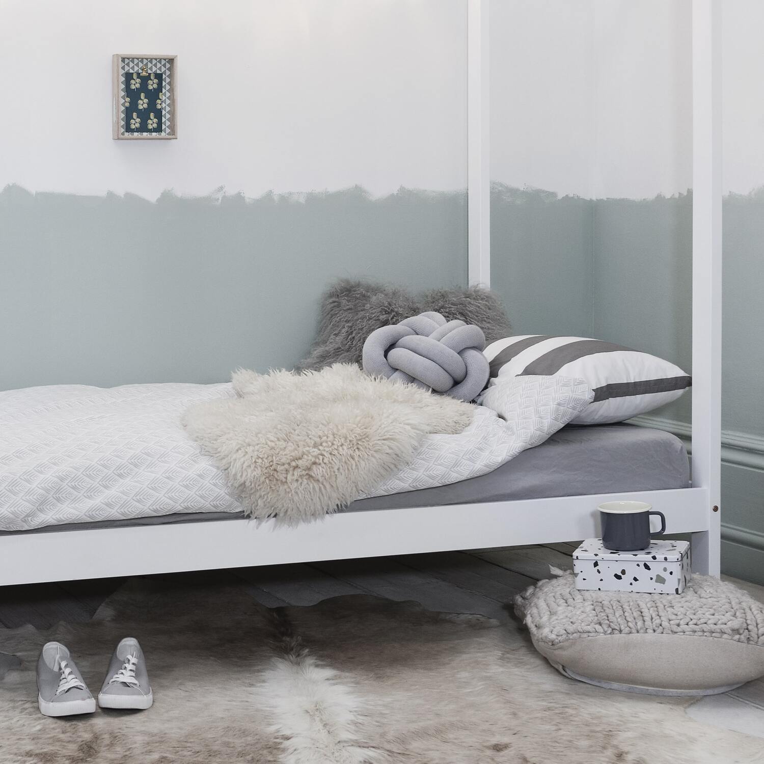 Jansen Scandinavian Single Bed Frame