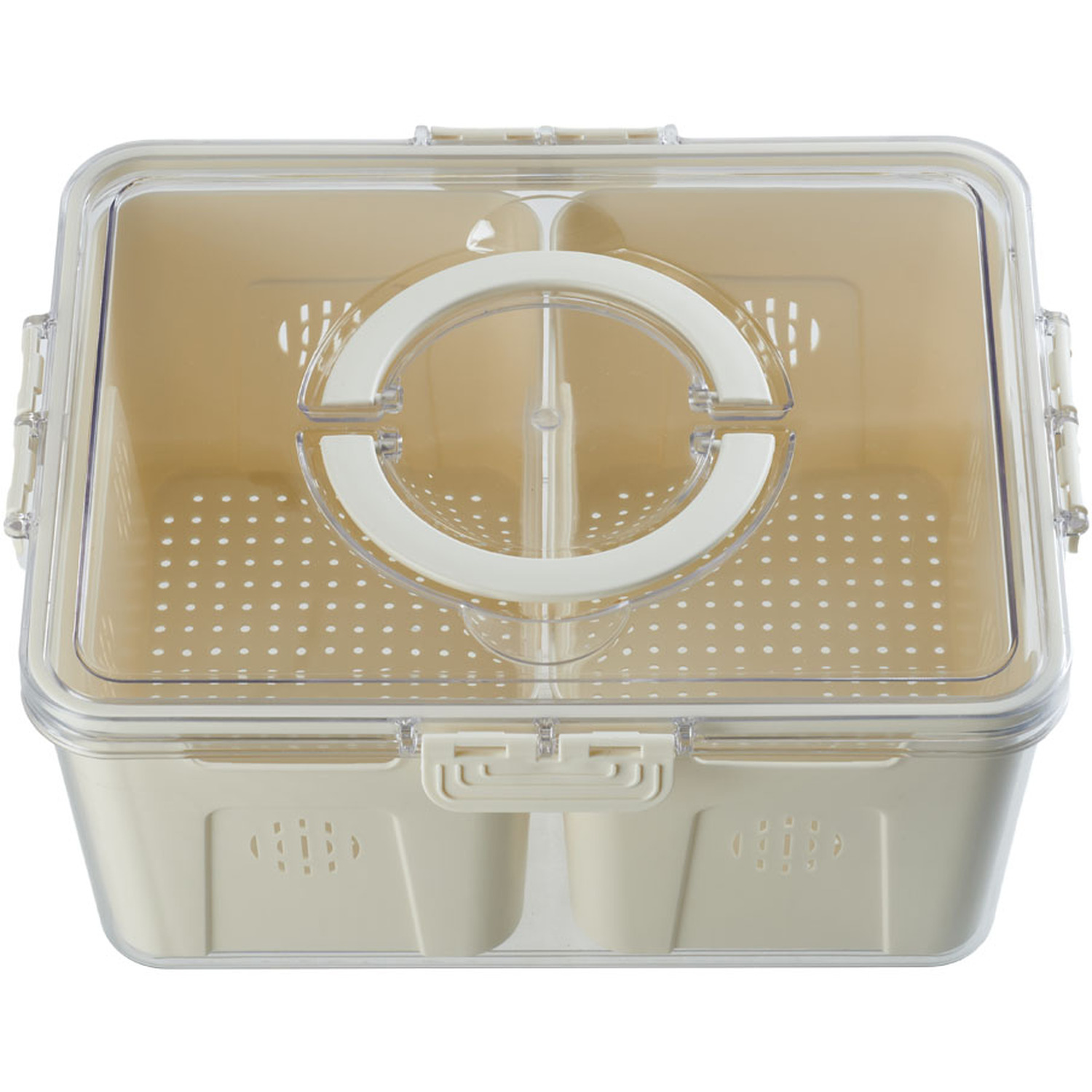 Plastic Kitchen Draining Storage Container
