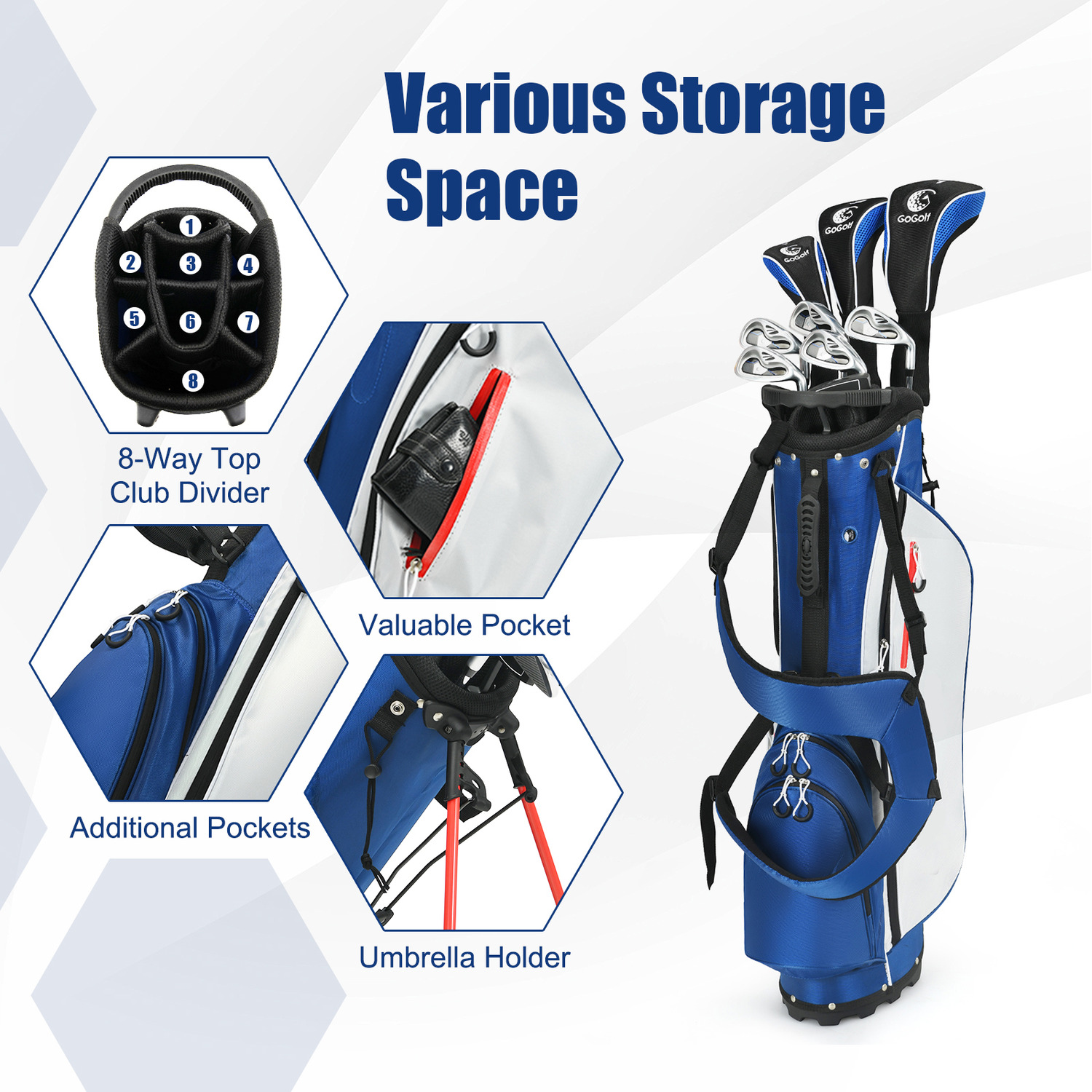 Complete Golf Clubs Package Set