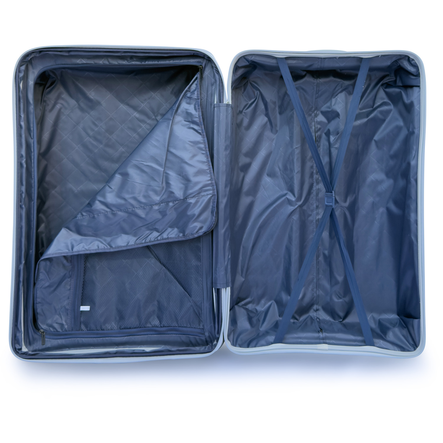 4 Piece Expandable Hard Shell Suitcase Set with TSA Locks and Spinner ...