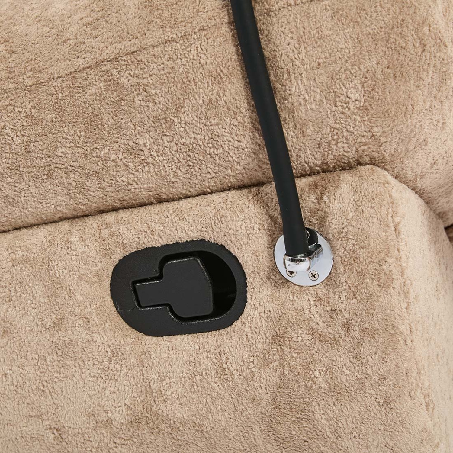 Phoenix Teddy Boucle Swivel and Rocker Manual Recliner Chair