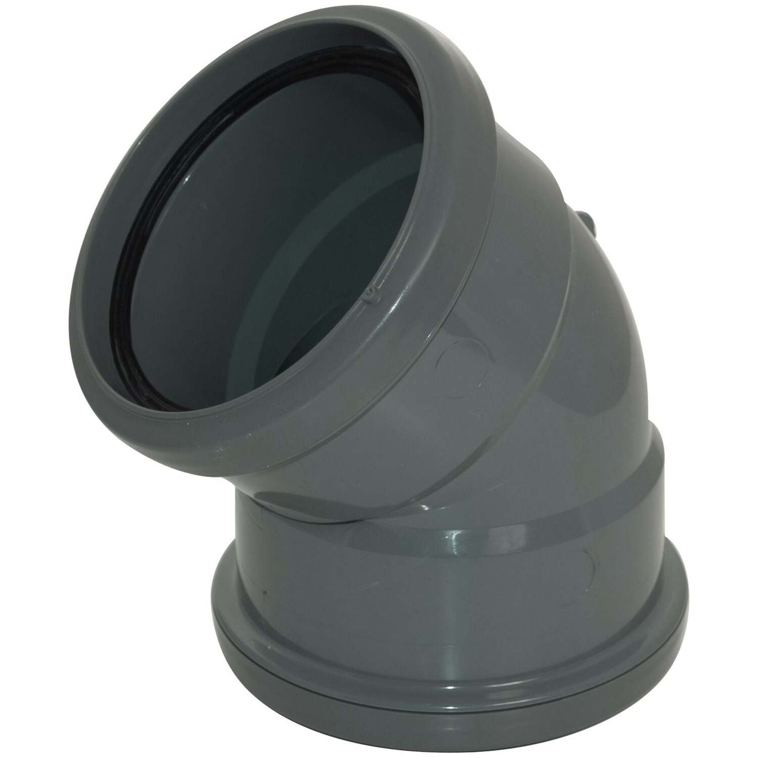 FloPlast 110mm Soil 135Â° Double Socket Bend Grey - SP563 - Efficient ...