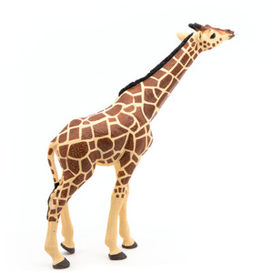 PAPO Wild Animal Kingdom Giraffe Head Up Toy Figure