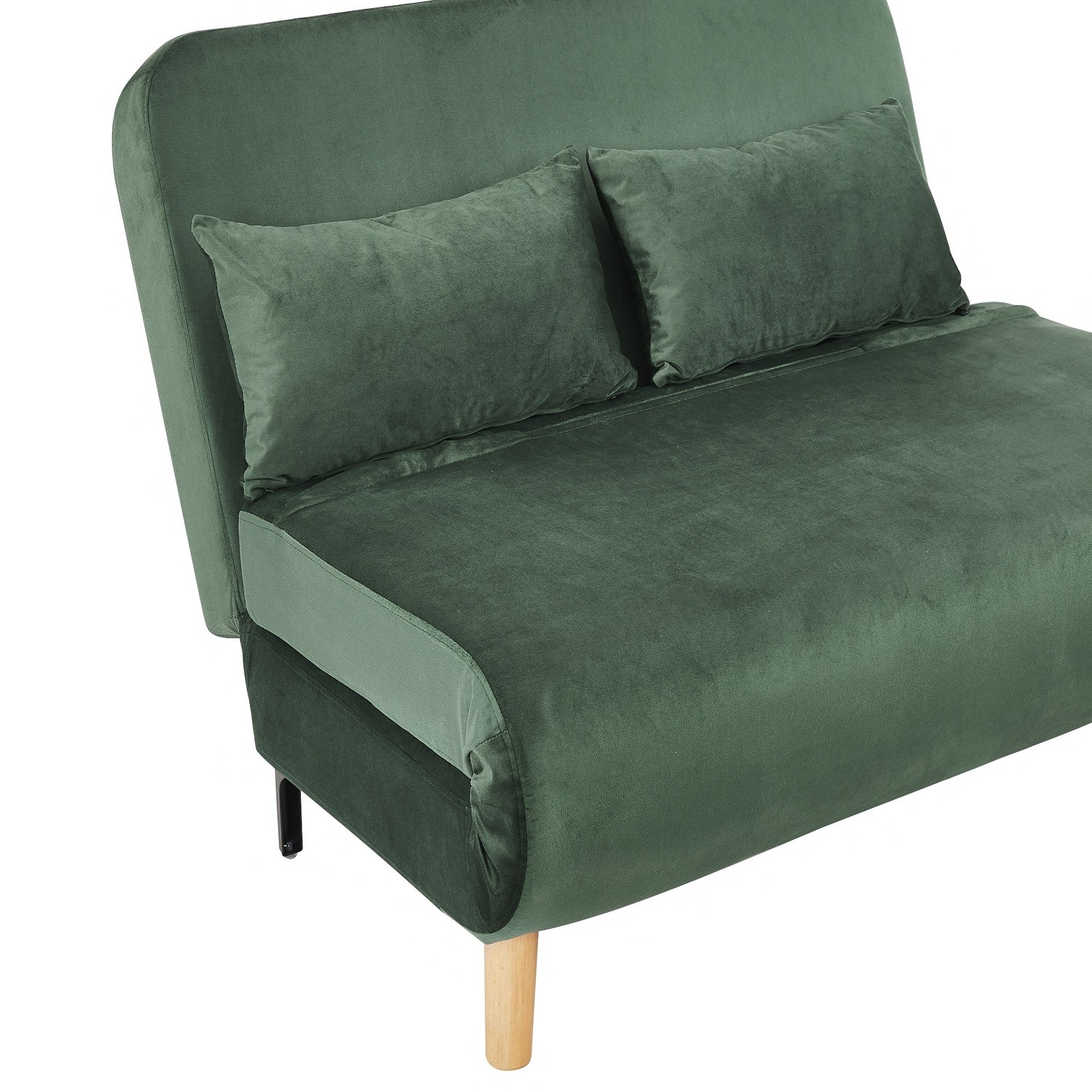 George Velvet double Futon Sofa Bed