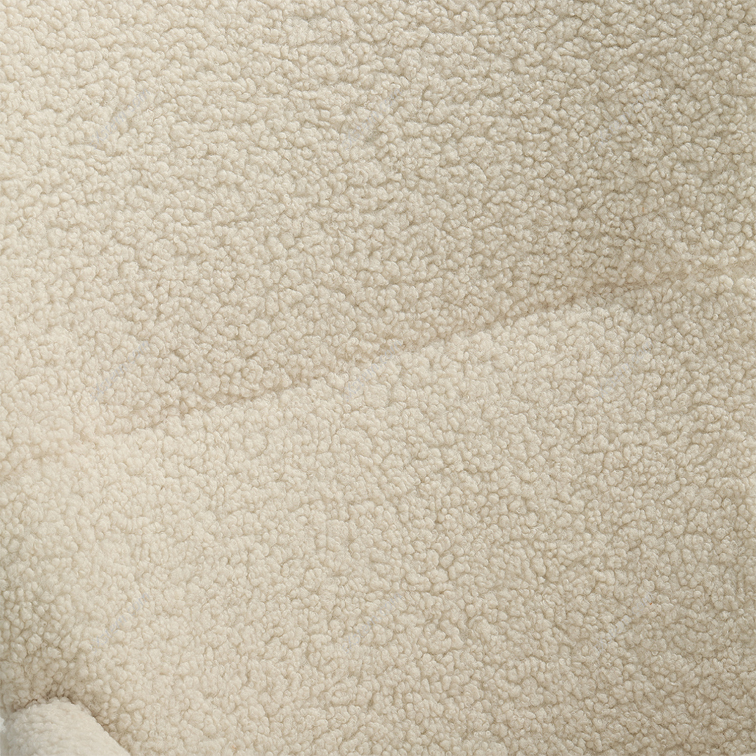 Faux Wool Rocking Chair