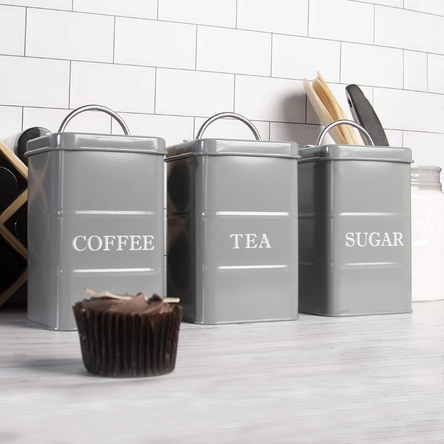 Tea, Coffee and Sugar Canisters