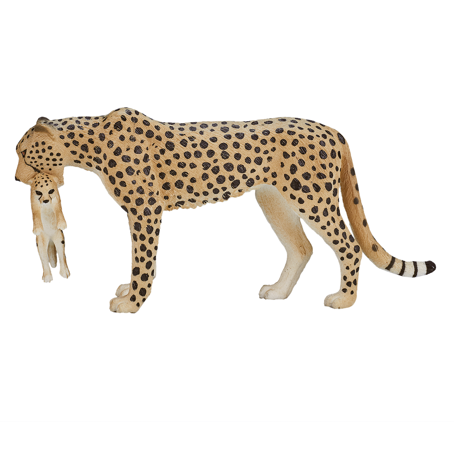 ANIMAL PLANET Wildlife Woodland Female Cheetah with Cub Toy Figure - 387167