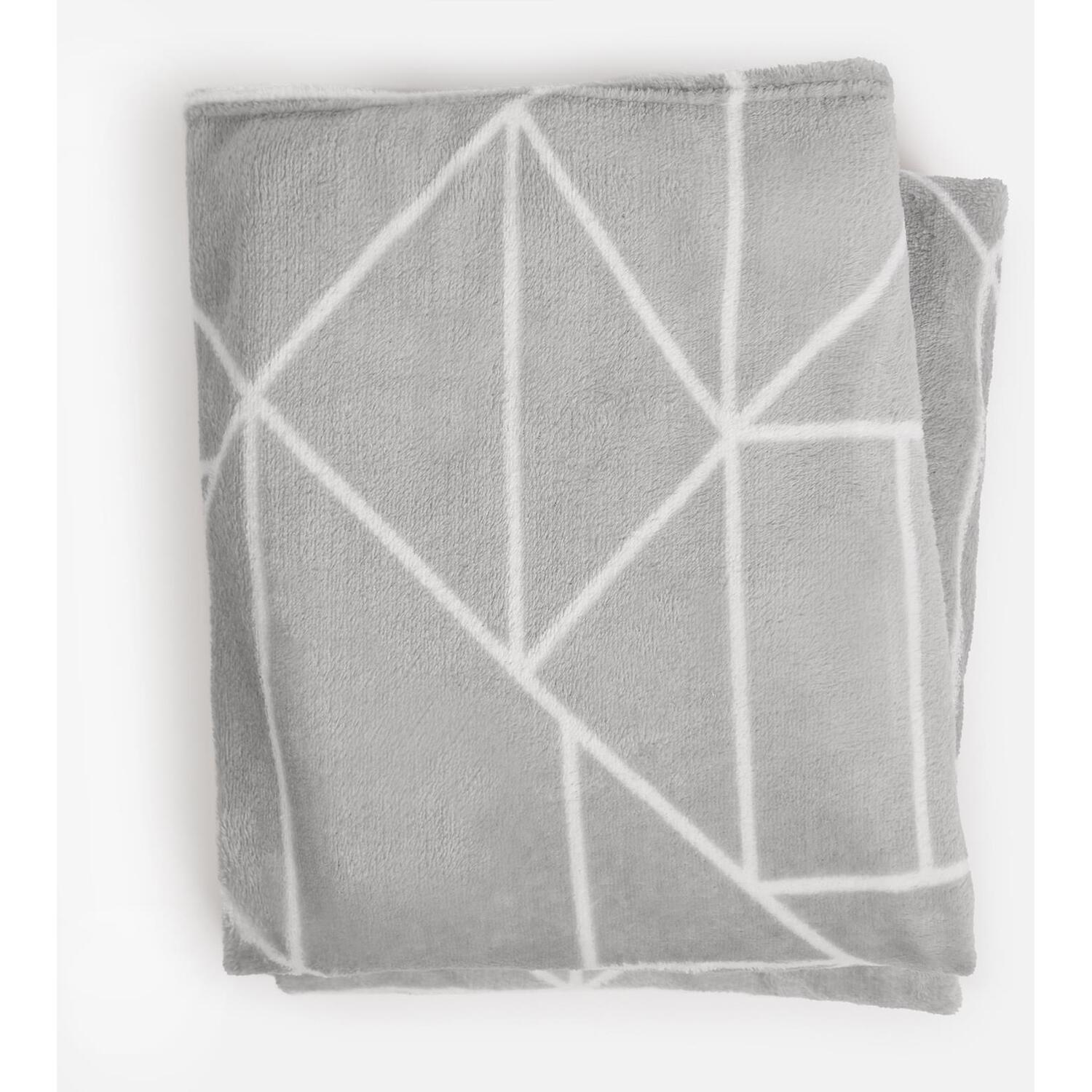 Ultra Soft Geo Print Throw